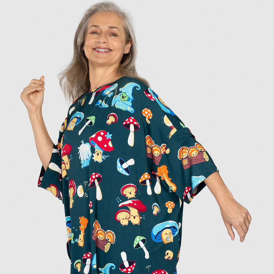 Mushroom Oodie Sleep Tee – The Oodie USA